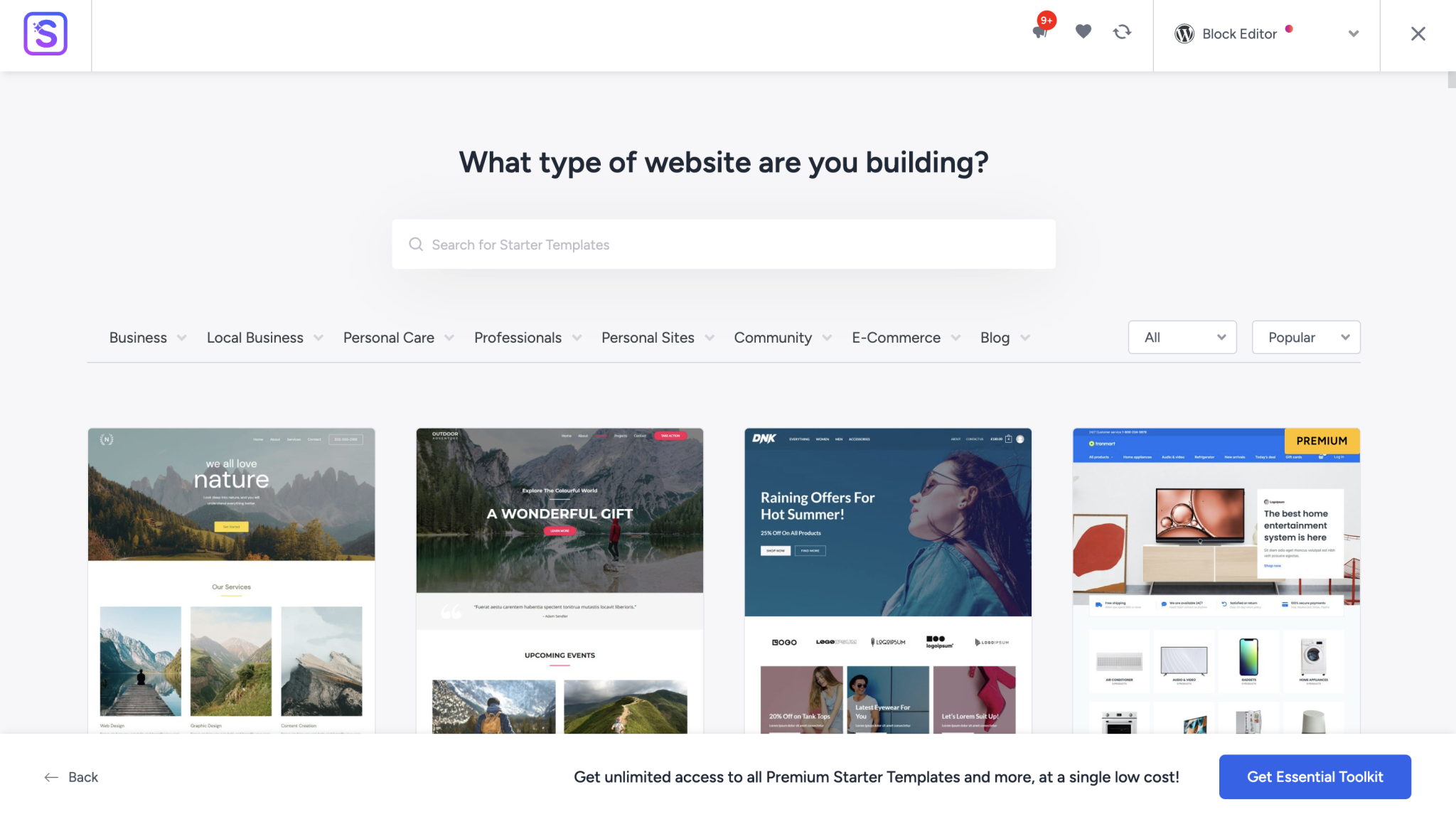How to Import A Complete Site With Starter Templates? - Starter Templates