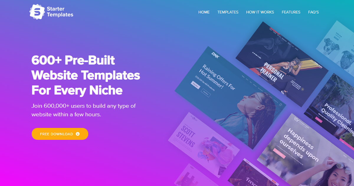 Templates For Elementor Beaver Builder Gutenberg Brizy