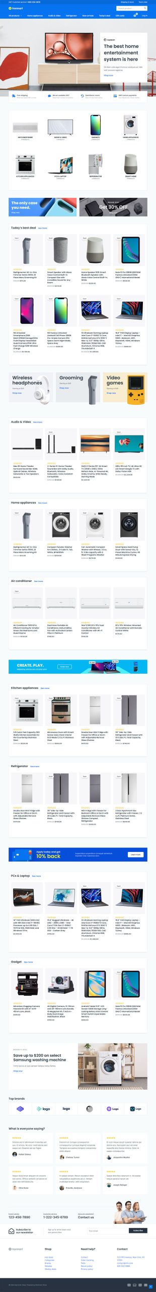 Electronic Store - Starter Templates