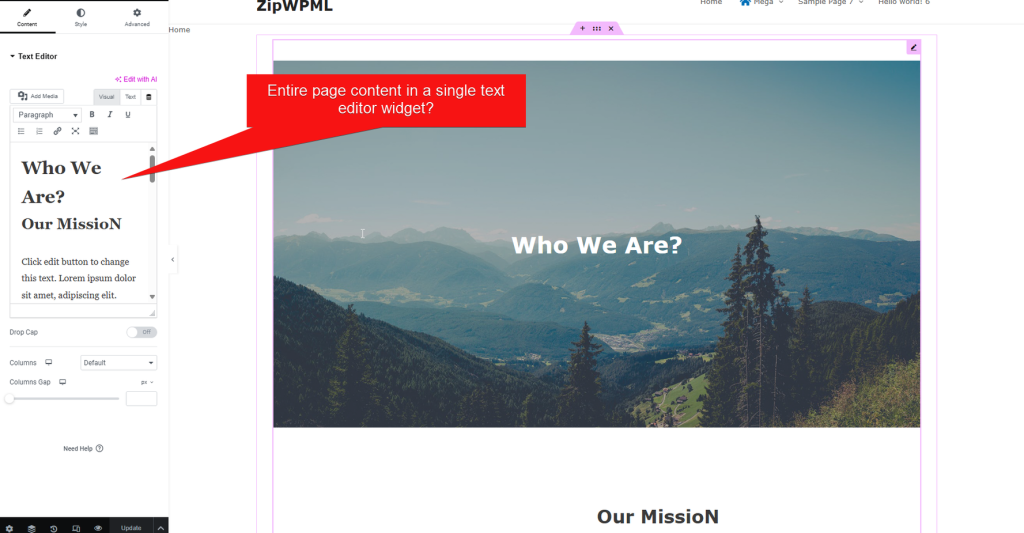 Fix Broken Page Layout in Elementor Editor
