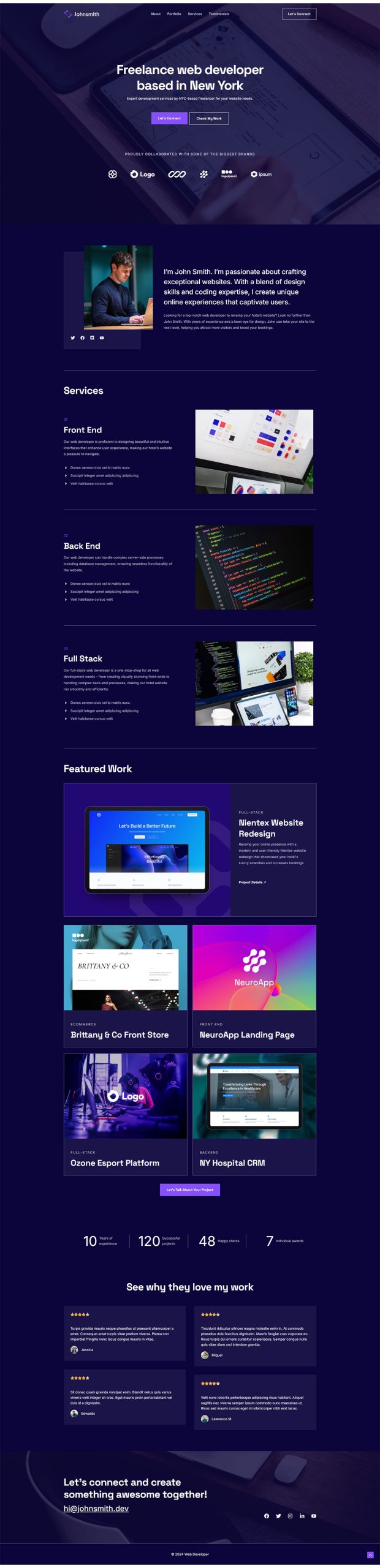 Web Developer - Starter Templates