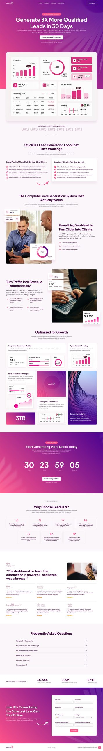 SaaS Landing Page - Starter Templates